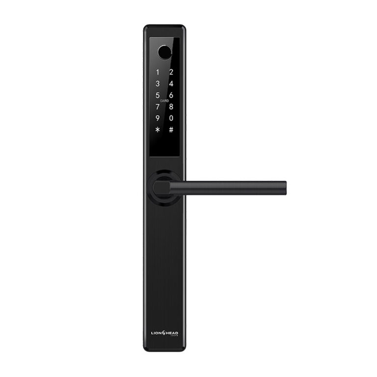 ERSKINE LUXE DIGITAL SLIMLINE DOOR LOCK – LHL-PSL-B – LIONHEAD LOCKS