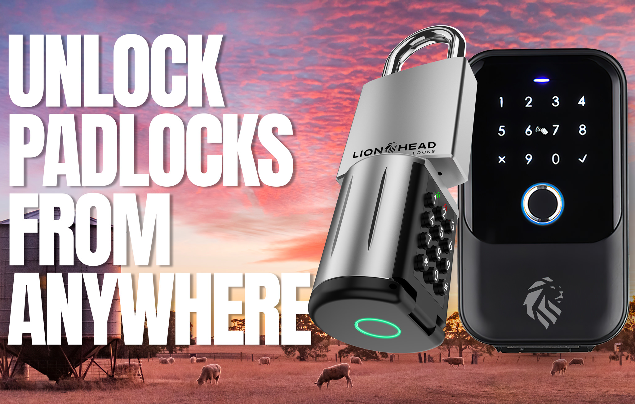 LIONHEAD FARM SAFE DIGITAL LOCKS – LIONHEAD LOCKS